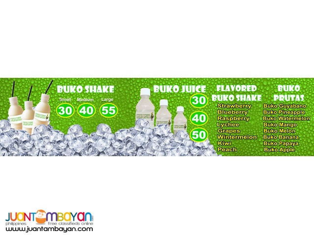 buko royal foodcart shake food cart business franchise