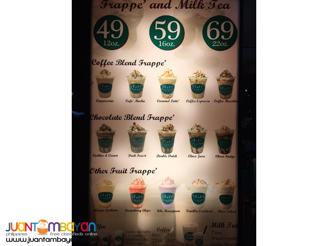 Star Frappe - Affordable Frappe, Milk Tea and Coffee Franchise