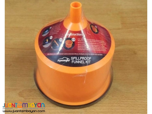 EPAuto Spill Proof Radiator Coolant Filling Funnel Kit