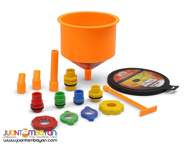 EPAuto Spill Proof Radiator Coolant Filling Funnel Kit