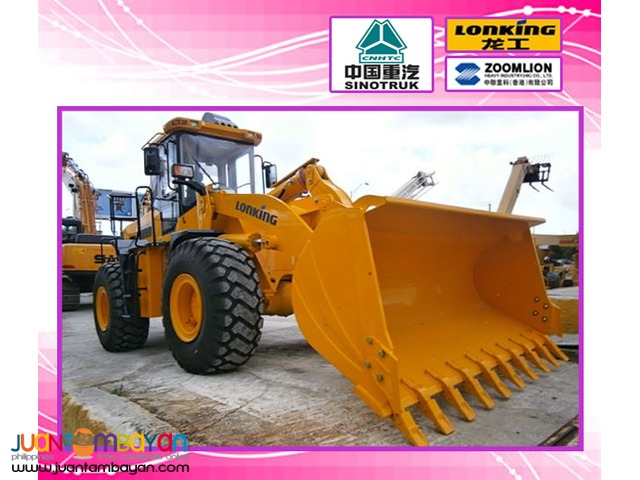 CDM856 Wheel Loader Weichai Engine 3m3 Capacity Lonking Brand