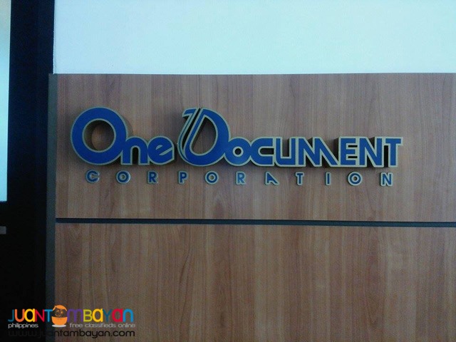 Acrylic Signage (Build-Up;Cut-Out;Lighted;Non-Lighted)