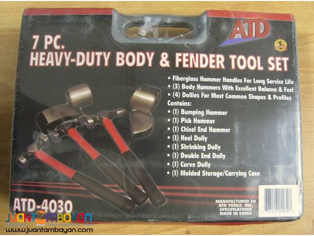 ATD Tools 4030 7-Piece Heavy-Duty Body and Fender Tool Set