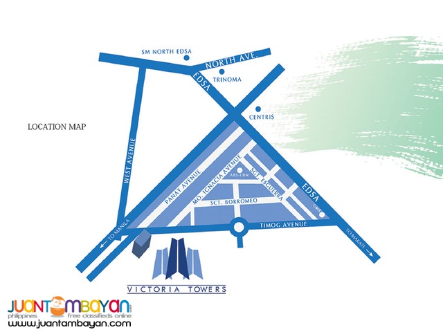 VICTORIA Towers Timog - Php 3,065,130 up (39 sqm)