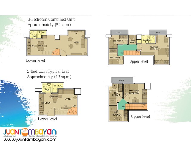 VICTORIA Towers Timog - Php 3,065,130 up (39 sqm)
