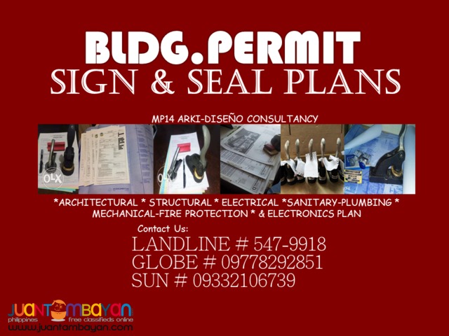 Architect Sign and Seal Engineers Building Permit