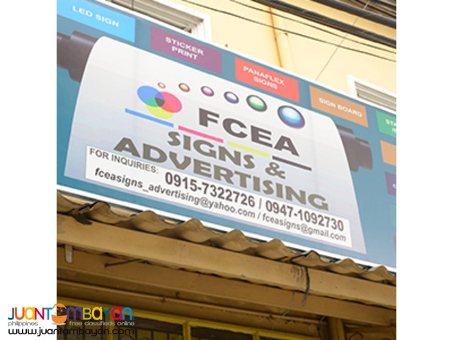 FCEA Sign and Advertising