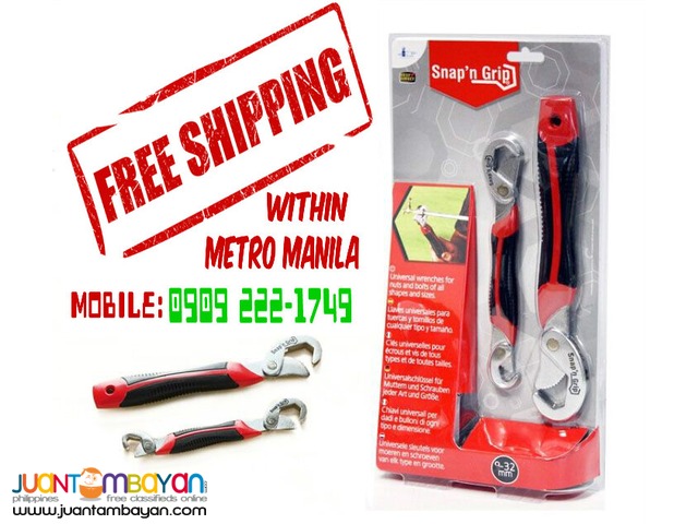 Snap n Grip Universal wrench - Free shipping