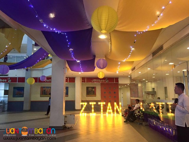 EVENT STYLING - DRAPES - SWAGS - STAGE DESIGN - DANCE FLOOR