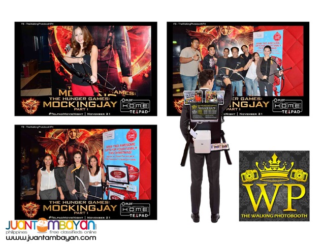 Walking Photobooth Photoman Photobooth High Quality Service!