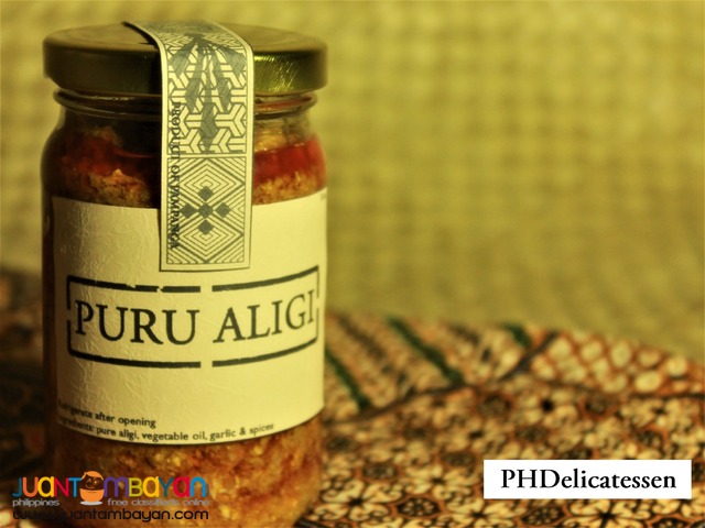PURU ALIGI (100% pure aligue(crab roe or crab fat)(taba ng talangka))