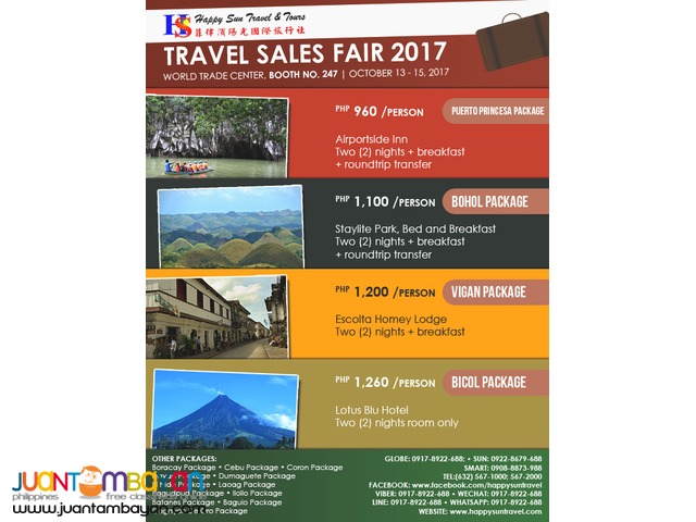 Travel Sale Fair Domestic Tour Promo Packages