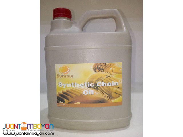 SYNTHETIC CHAIN OIL IN GALLON