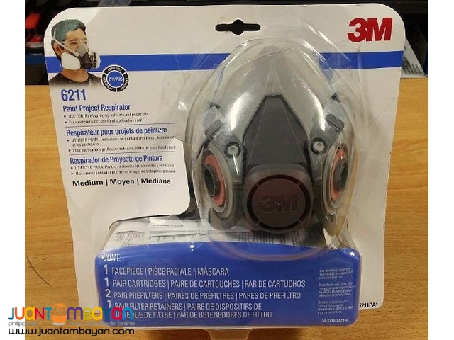 3M 6211 Paint Project Respirator, Medium