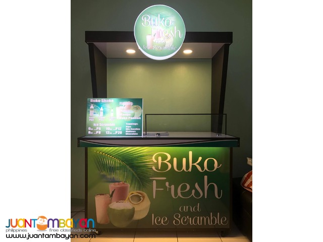 Buko Fresh and Ice Scramble Food Cart Franchise New Cost 2017