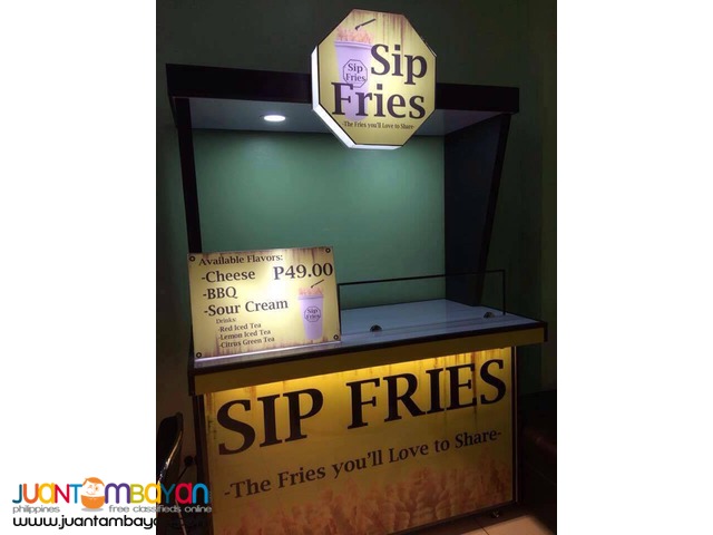 Sip Fries Food Cart Franchise 2017: How to Franchise