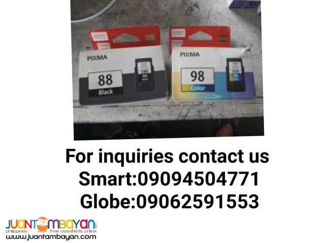 Canon PG-88 Black and CL-98 Tri-color Ink Cartridge