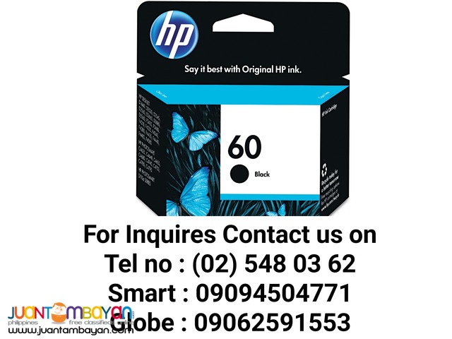 HP 60 and 60XL Black Tri-color Ink Cartridge
