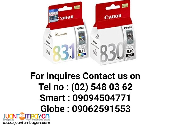 Canon PG-830 Black and CL-831 Tri-color Ink Cartridge