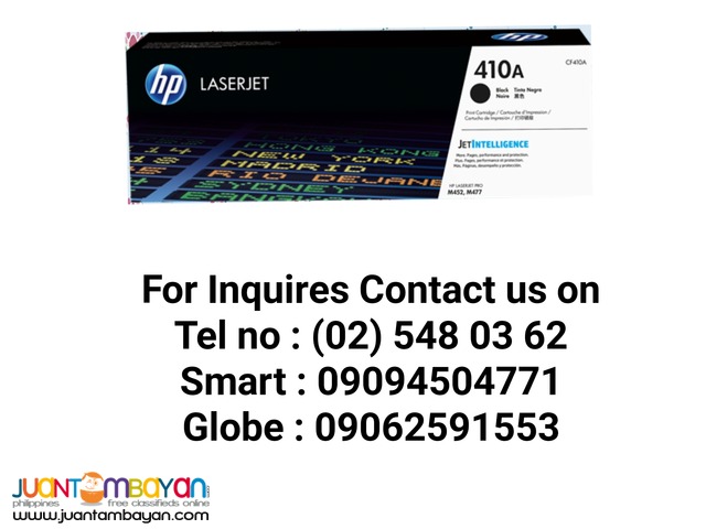 HP CF410A Black Cyan Yellow Magenta Original Toner Cartridge