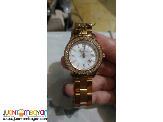 AUTHENTIC MICHAEL KORS WOMENS WATCH ROSE GOLD JAPAN MOVEMENT