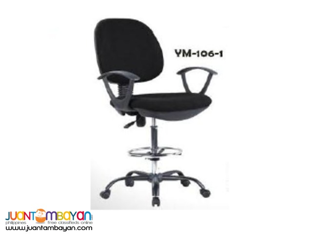 YM-106-1 Fabric Teller Chair, Chrome starbase