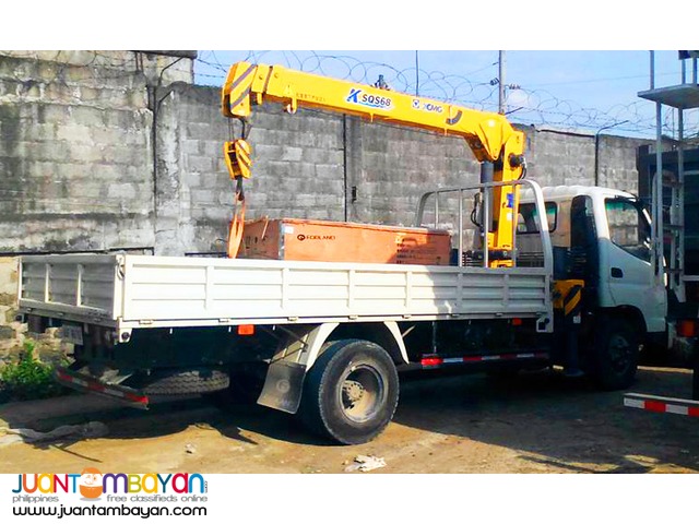 6 WHEELER BOOM TRUCK WITH 3.2T BOOMER SINOTRUK