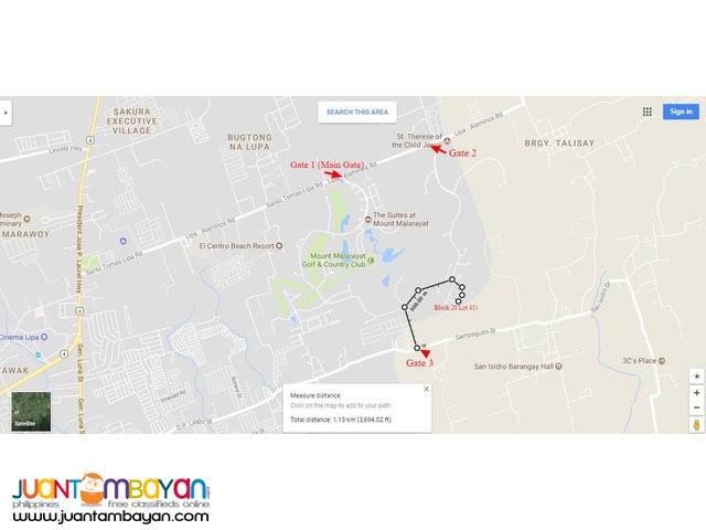 Cheapest Malarayat lot for sale Lipa Batangas