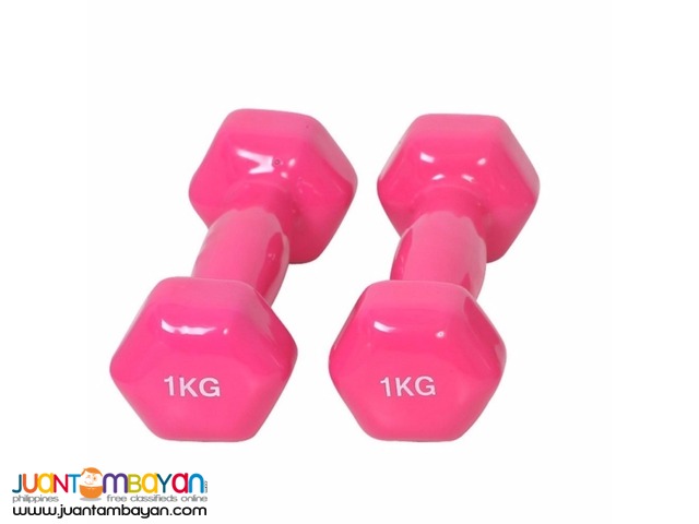 Dumbbell 1kg Set of 2 Pink Dumb Bells
