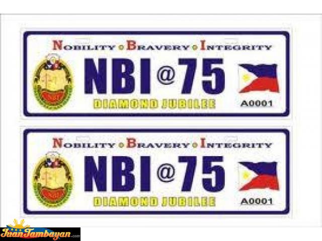 Business Tricycle Pedicab Car Vehicle House Number Plates