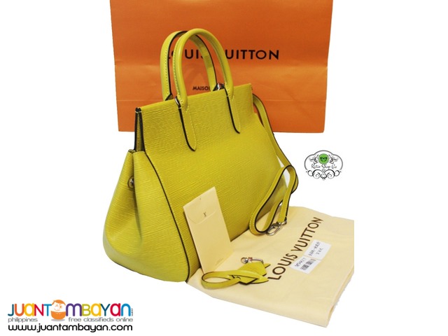 SALE - LOUIS VUITTON MARLY BAG - LV MARLY EPI MM YELLOW BAG