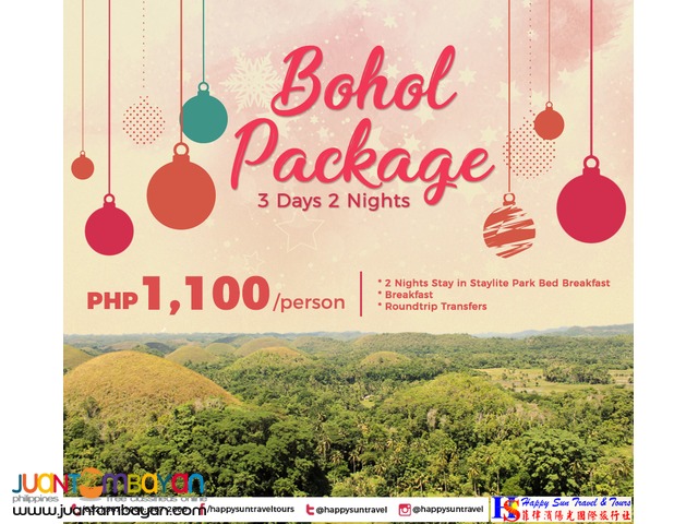 3D2N Bohol Package