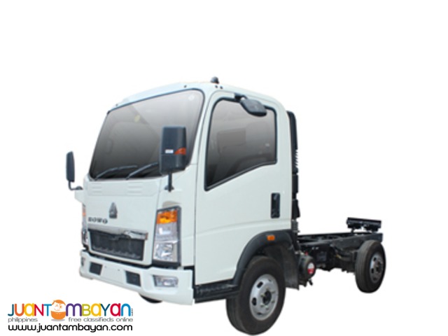 howo cab and chassis 4 wheeler