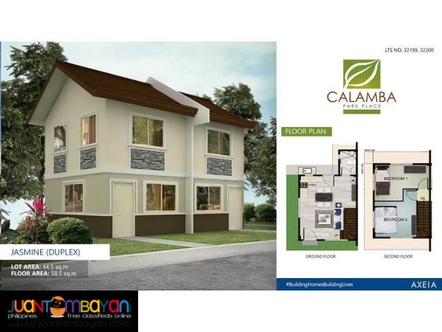 House And Lot For Sale in Laguna at Calamba Park Place