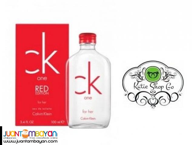 CK ONE RED EDITION FOR HER - CALVIN KLEIN PERFUME FOR WOMEN