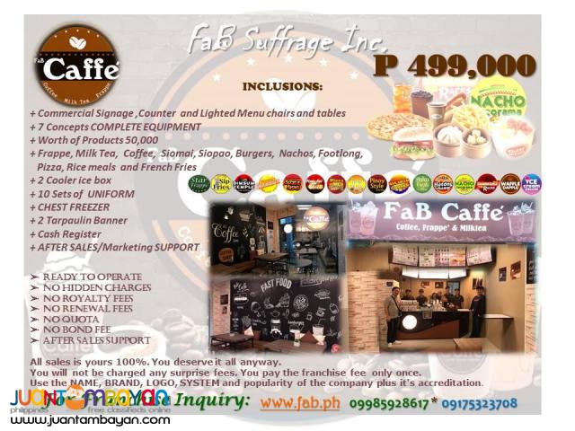 FaB Caffe' Coffee Shop Franchise Business