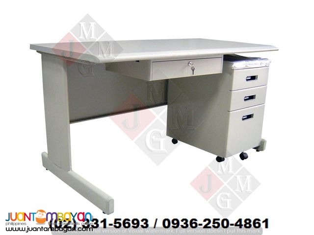 office desk_center drawer_mobile pedestal*office furniture