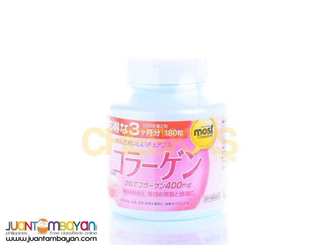 Orihiro Most Chewable Collagen Tablets