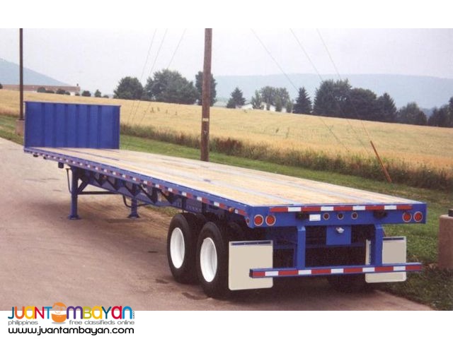 40ft Tri Axle Flatbed Semi Trailer