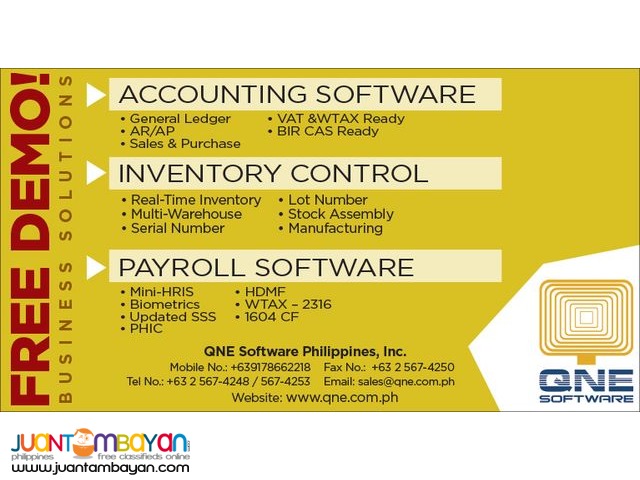 Best Software Provider-Easy To Use-QNE Software