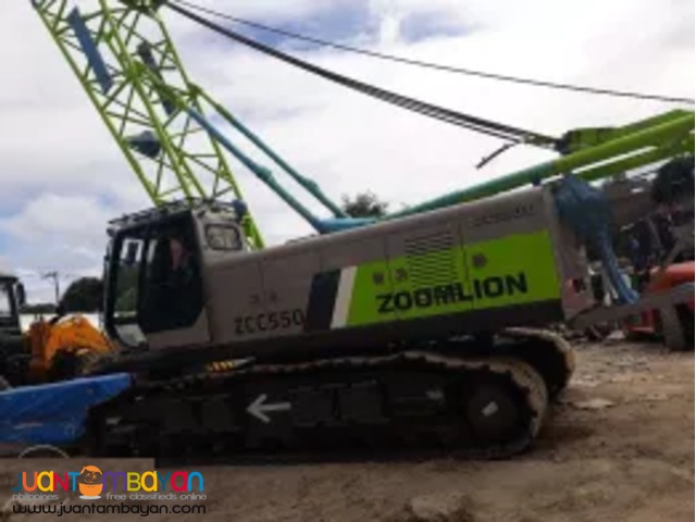 zoomlion crawler crane ZCC550