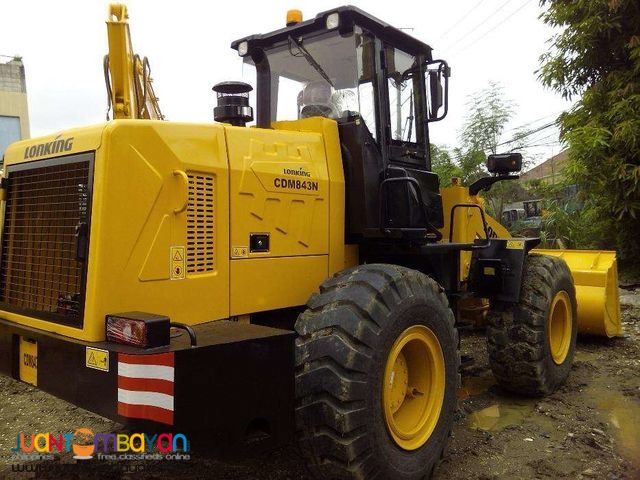 CDM843N Wheel loader 2.3 cubic Payloader Lonking