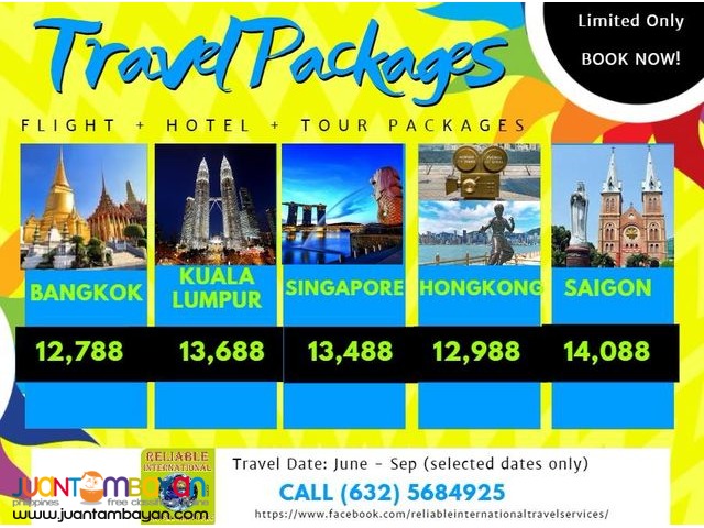 Singapore Hongkong Vietnam Kuala Lumpur TourPackages + Airfare Singapore Hongkong Vietnam Kuala Lumpur TourPackages + Airfare