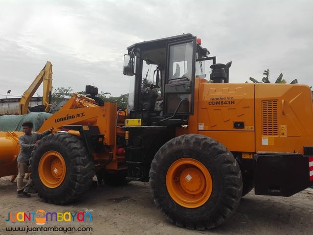 CDM843N WHEEL LOADER 2.5 CUBIC LONKING PAYLOADER