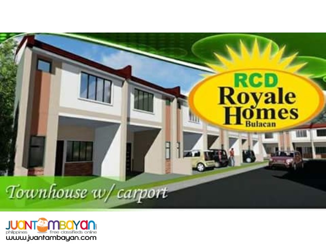 The Most Affordable Townhouse with Carport from RCD Royale Homes!