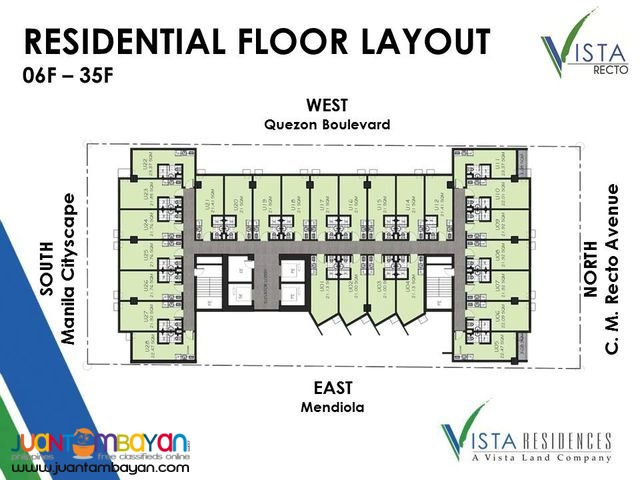 VISTA RECTO PRE-SELLING CONDO IN MANILA NEAR FEU