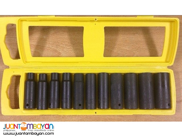 Stanley 97-126 11 Piece Metric Deep Impact Socket Set