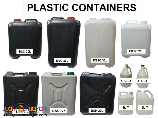 Plastic Containers Gallon and Carboy