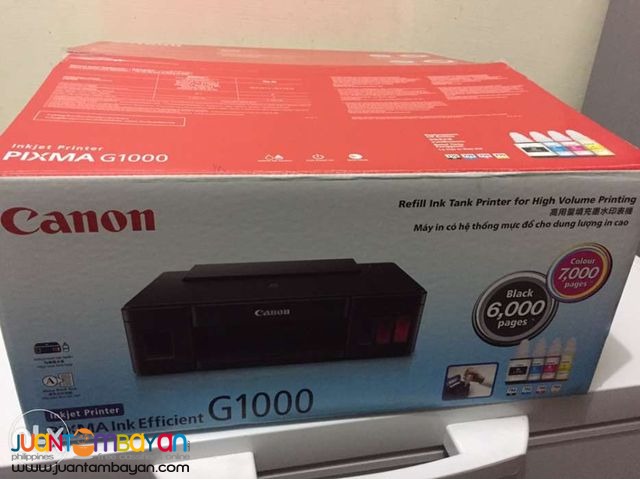 FREE USE Canon Pixma G1000 Single function Printer Fix monthly