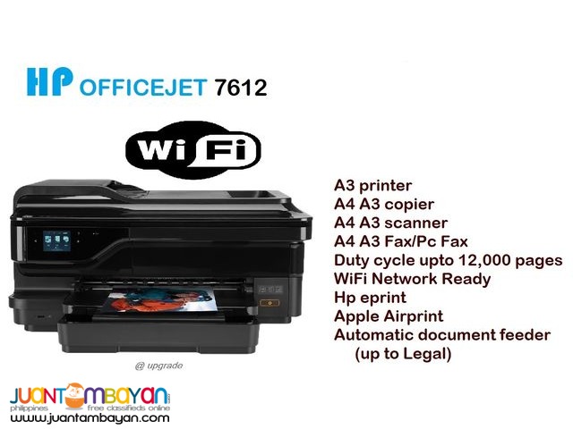 HP Office Jet 7612 Wide Format AllinOne FREE DELIVERY